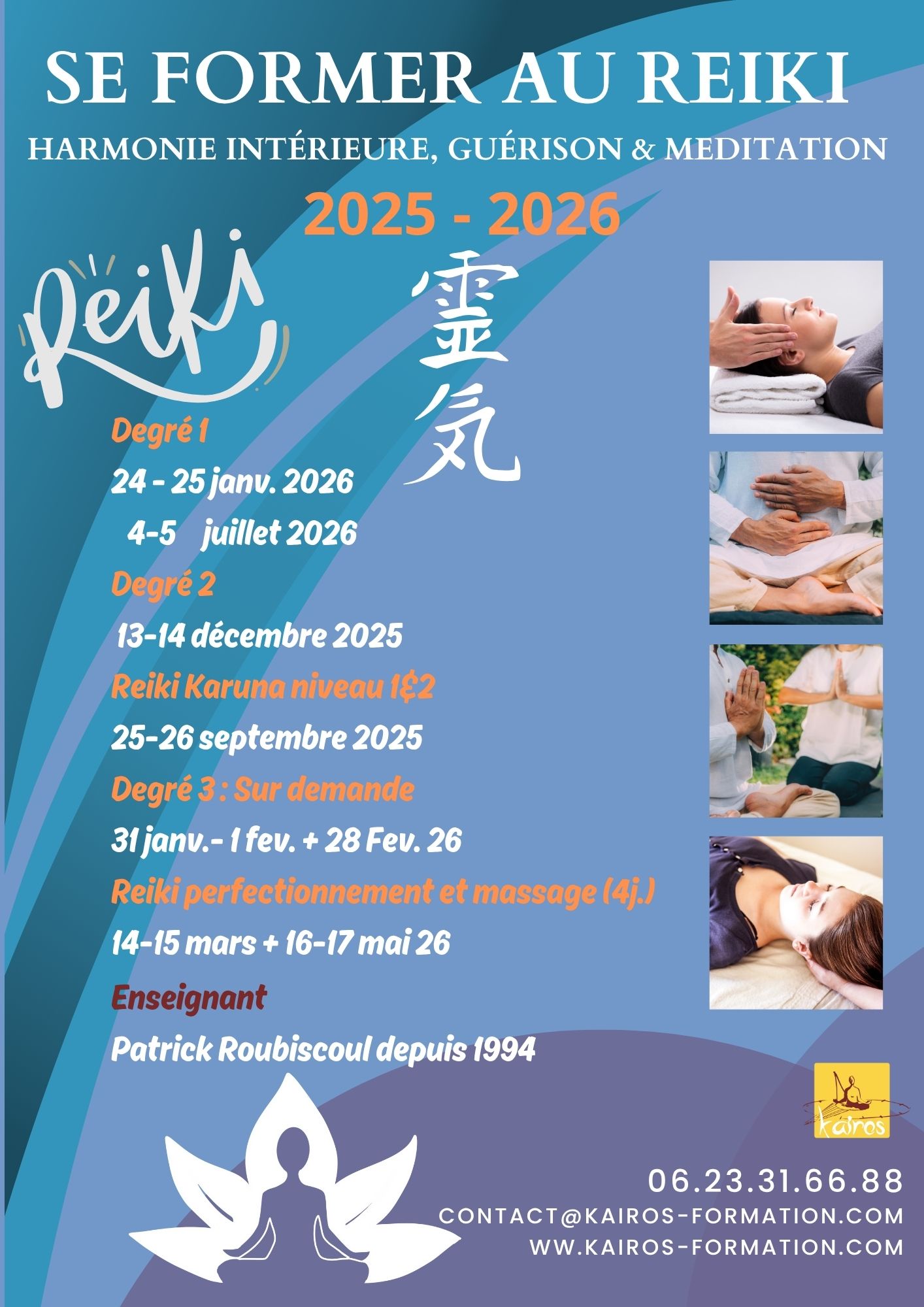 Stage, formation et cours de Reiki en Ariège - Espace KAIROS - Ariège ...